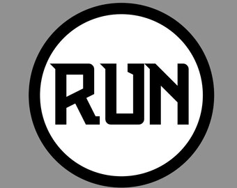 Runner Vinyl Decal Sticker | Etsy