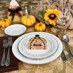 Thanksgiving Place Cards/thanksgiving Name Cards - Etsy