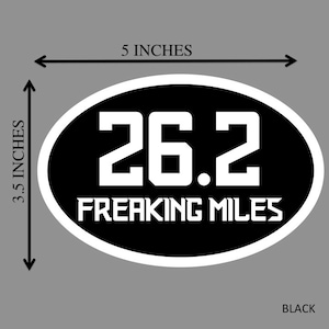 Marathon Race Decal Sticker Laptops, Windows, Walls - Etsy