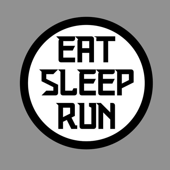 Runner Vinyl Decal Sticker | Etsy