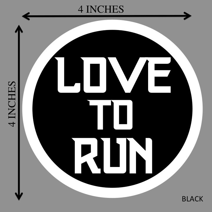Runner Vinyl Decal Sticker - Etsy