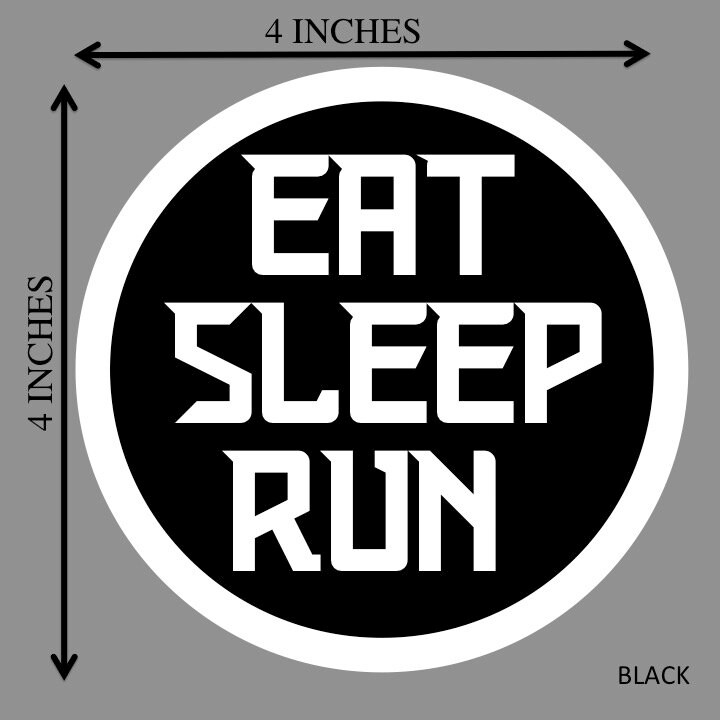 Runner Vinyl Decal Sticker - Etsy