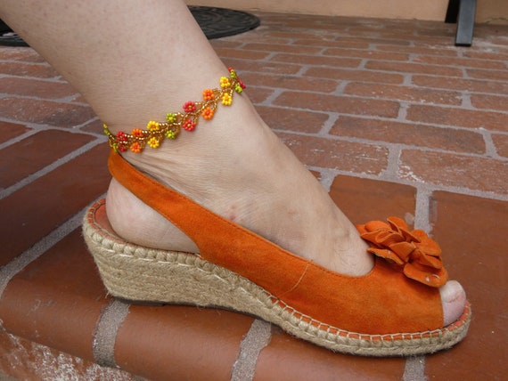 Mexican Beaded Huichol Anklets - Etsy