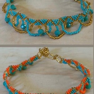 Dangling Mexican Beaded Huichol Anklets - Etsy