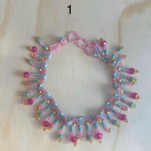 Dangling Mexican Beaded Huichol Anklets - Etsy
