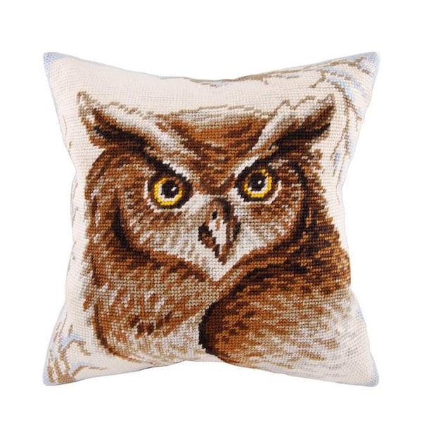 Owl Needlepoint - Etsy