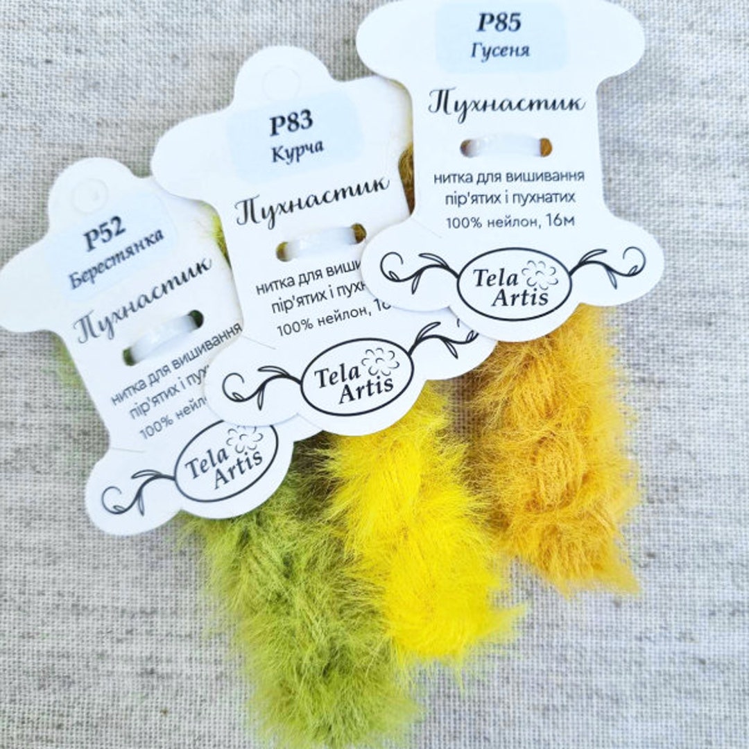 Fluffy Embroidery Thread, Embroidery Thread With Fur Effect, Needlework ...