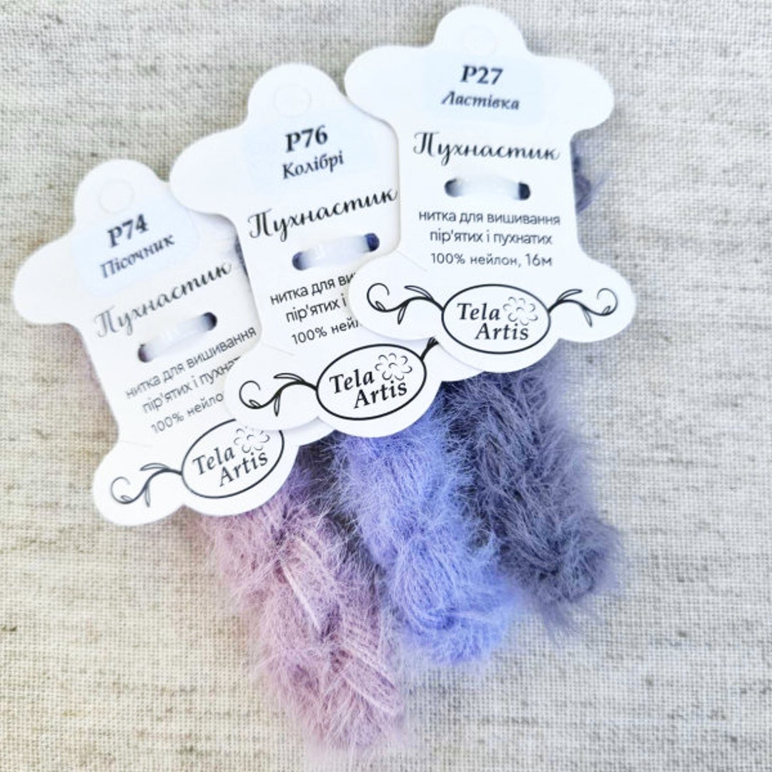 Fluffy Embroidery Thread, Embroidery Thread With Fur Effect, Needlework ...