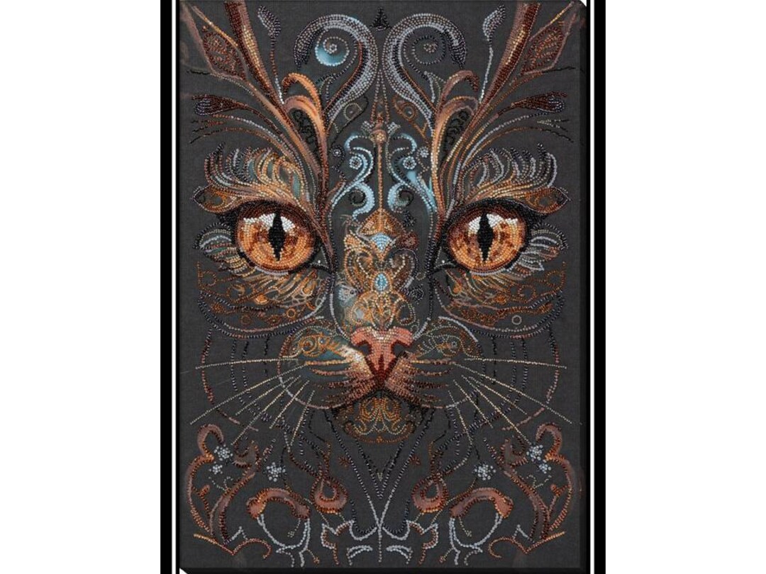 Beads Embroidery Kits the Look of a Cat Sphynx Cat Beading - Etsy