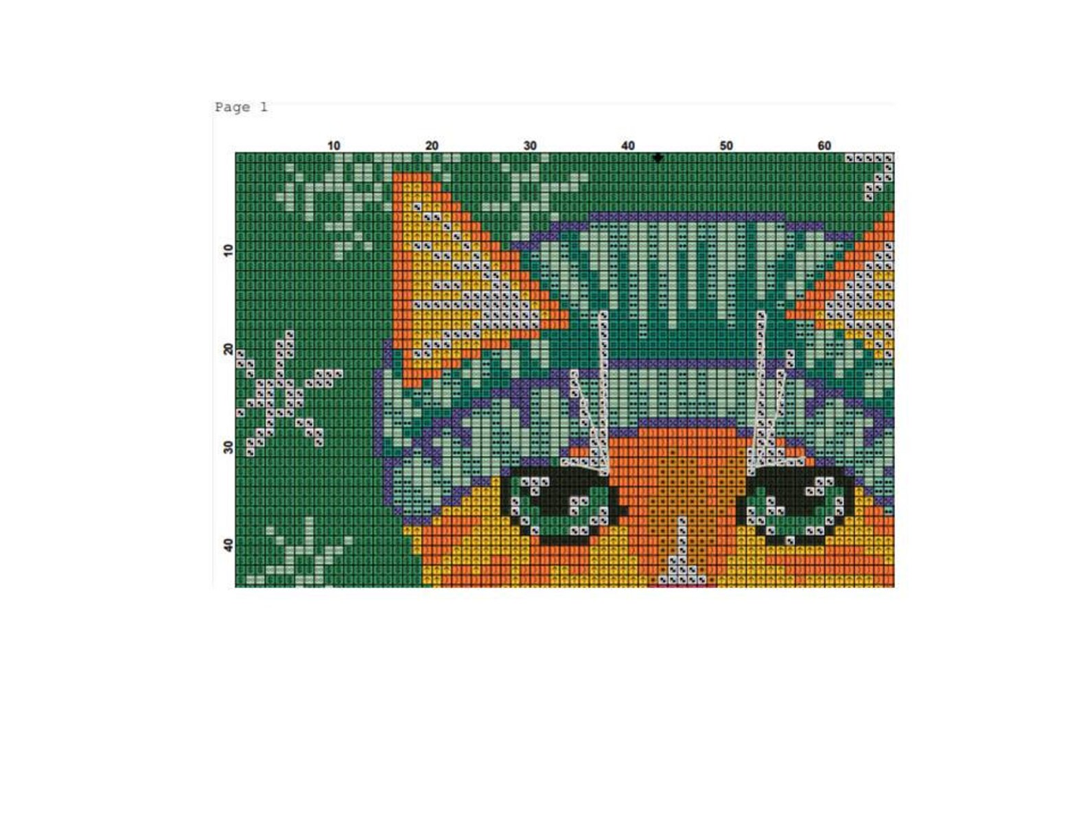 Cat With a Cup of Coffee PDF Pattern Cross Stitch DIY - Etsy