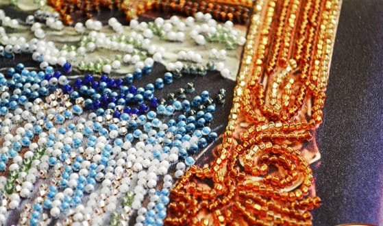 Beads Embroidery Kits Sea Ship Sailboat, Bead Embroidery Seascape ...