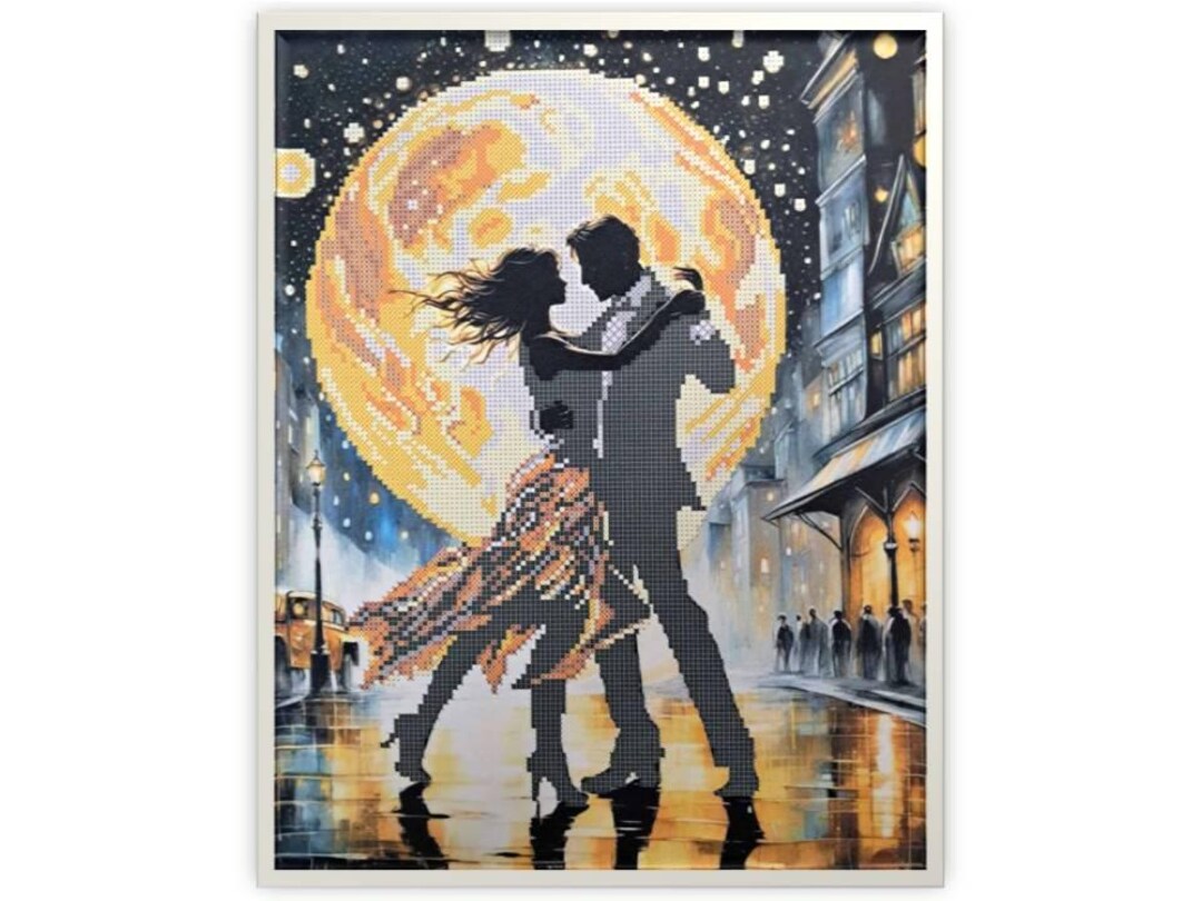 Dancing Under the Moon Bead Embroidery Kit, Night Dance Beading Kit ...
