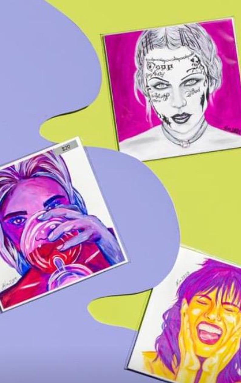 Sara - Artist Print - Etsy