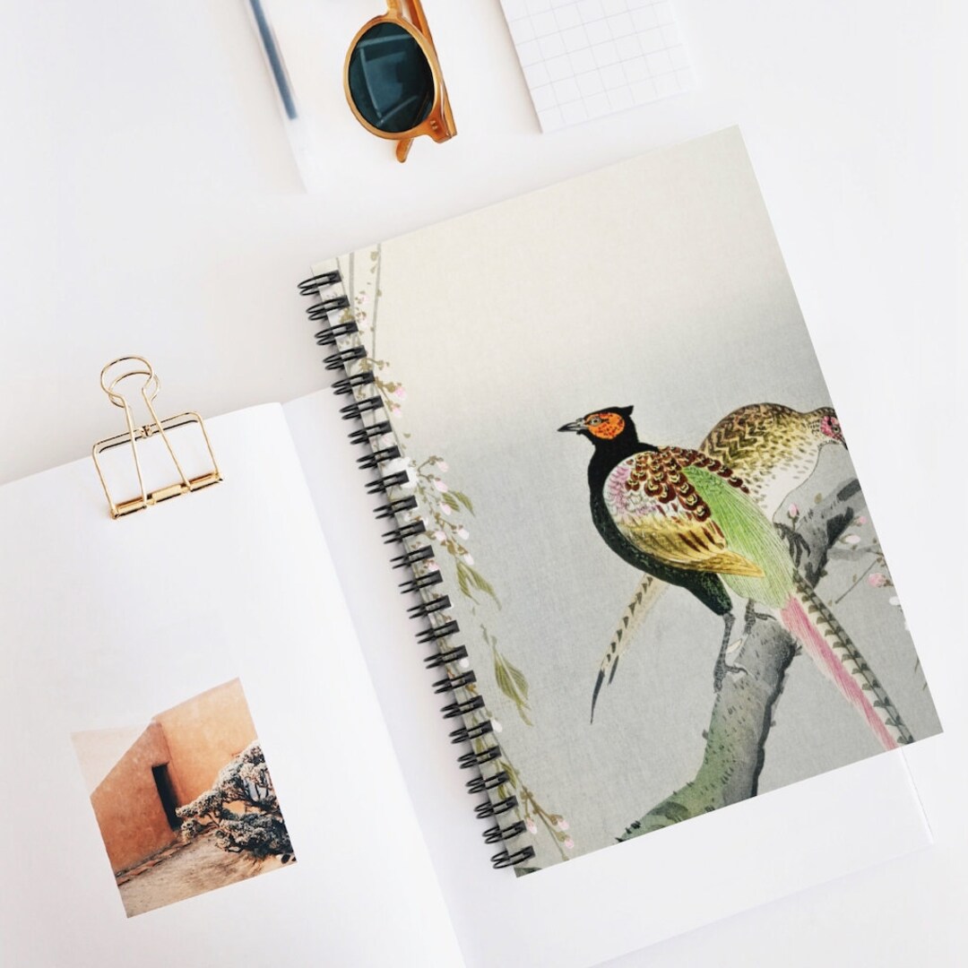 Pheasant Spiral Notebook Ruled Line, Notebook, Spiral Notebook, Animal ...