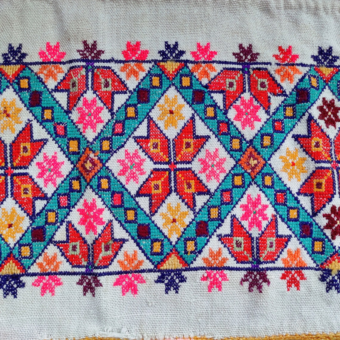 Table Runner Handmade Embroidered Picture Ukrainian Tapestry - Etsy