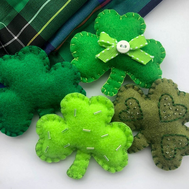 Shamrock Ornaments - Etsy