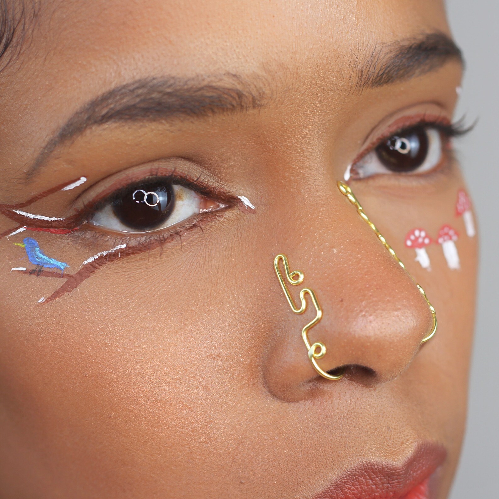 Bridge Nose Cuff Set No Piercing Needed Full Nose Cuffs - Etsy