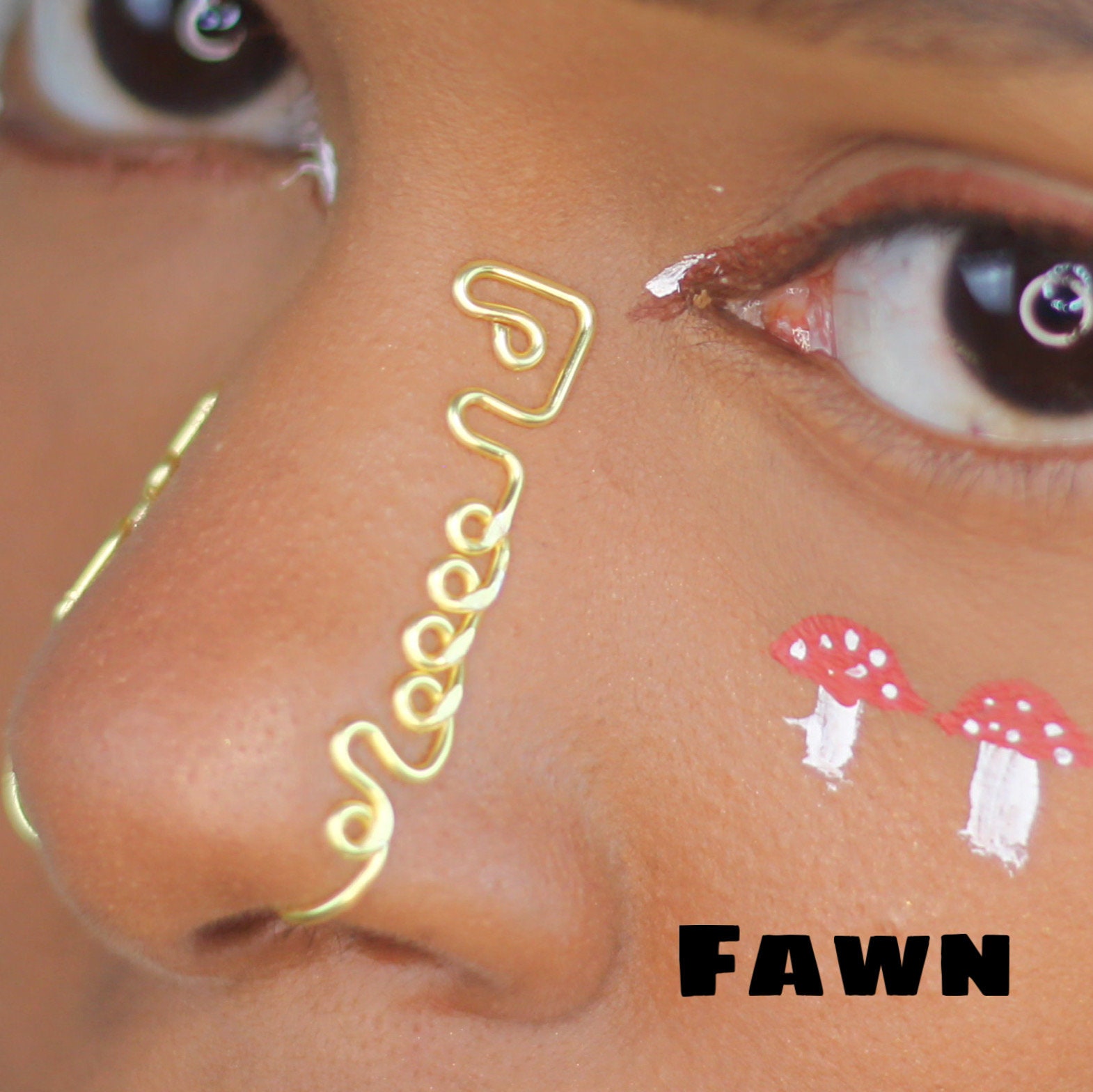 Bridge Nose Cuff Set No Piercing Needed Full Nose Cuffs - Etsy