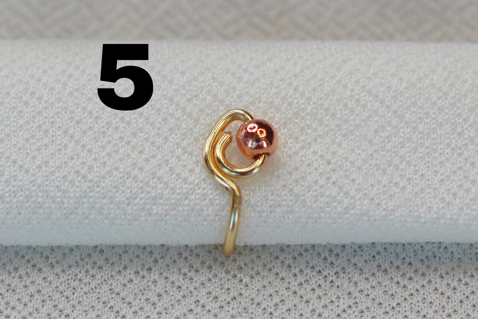 Nose Cuffs Set, Fake Nose Ring, Gold Crystal, No Piercing Needed ...