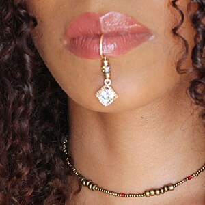 Evil Eye Lip Cuff, Nose Cuff, Fake Piercing, Custom Gold or Silver ...
