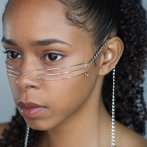 EARHALO - BIA'S CROWN | Ear Cuff Chain & Face Chain - Face Jewelry ...