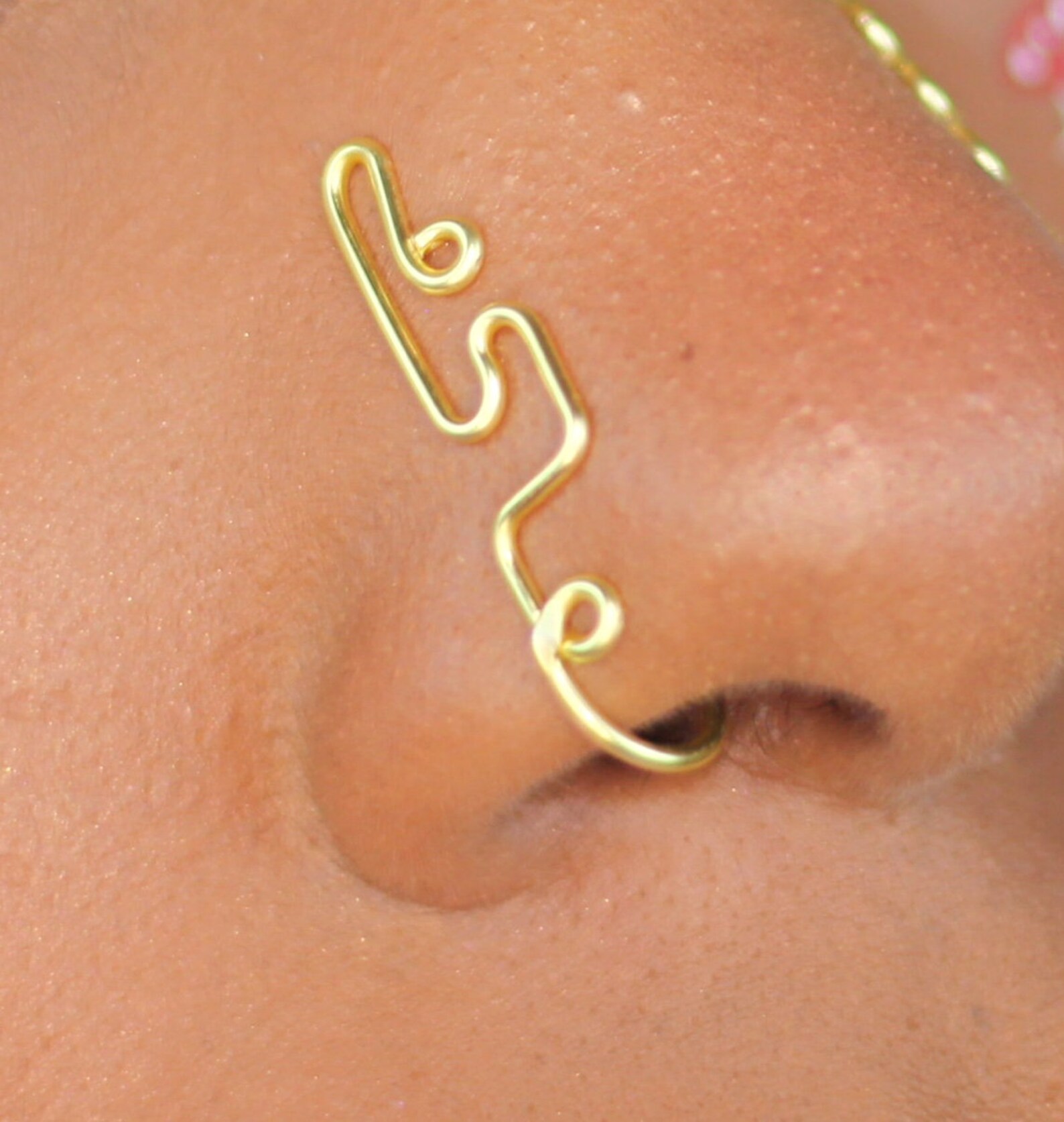 Bridge Nose Cuff Set No Piercing Needed Full Nose Cuffs - Etsy