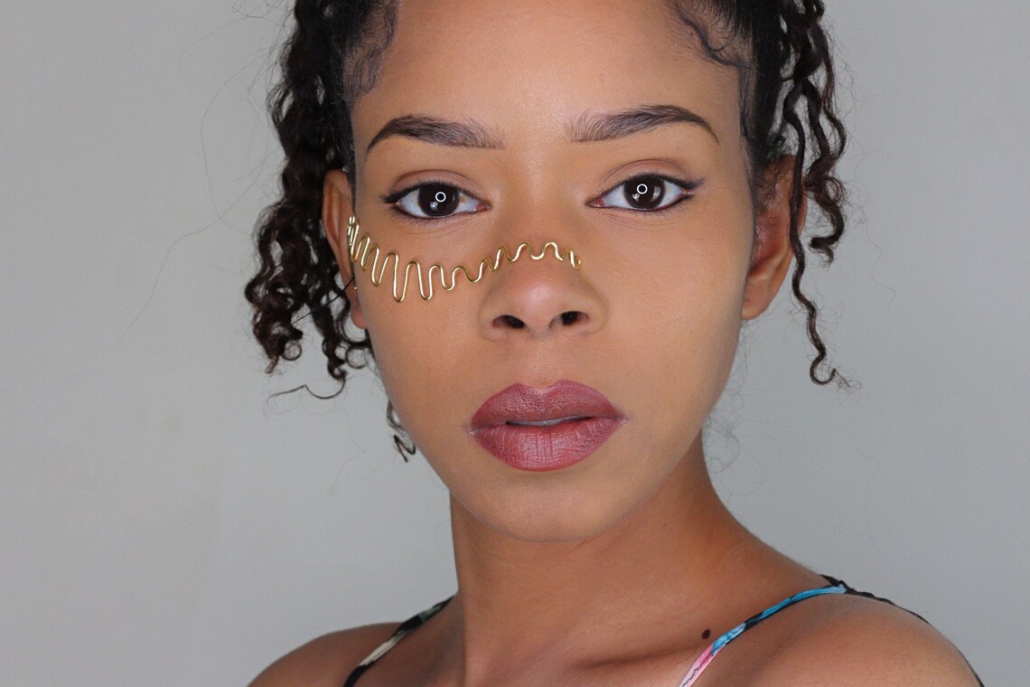 Wire Ear Cuff Face Mask – Cottagecore Festival Jewelry - Etsy