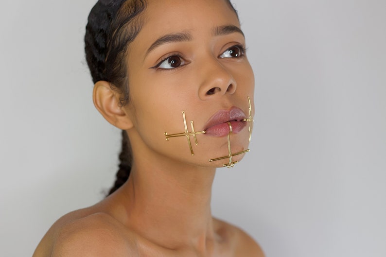 LIPLORE - TEMPERANCE SET | Faux Lip Ring - Tribal Jewelry, No Piercing ...