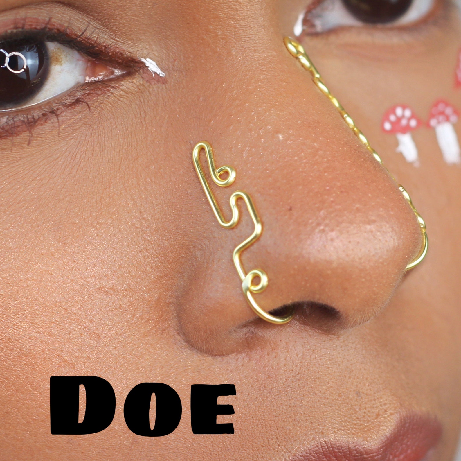 Bridge Nose Cuff Set No Piercing Needed Full Nose Cuffs - Etsy