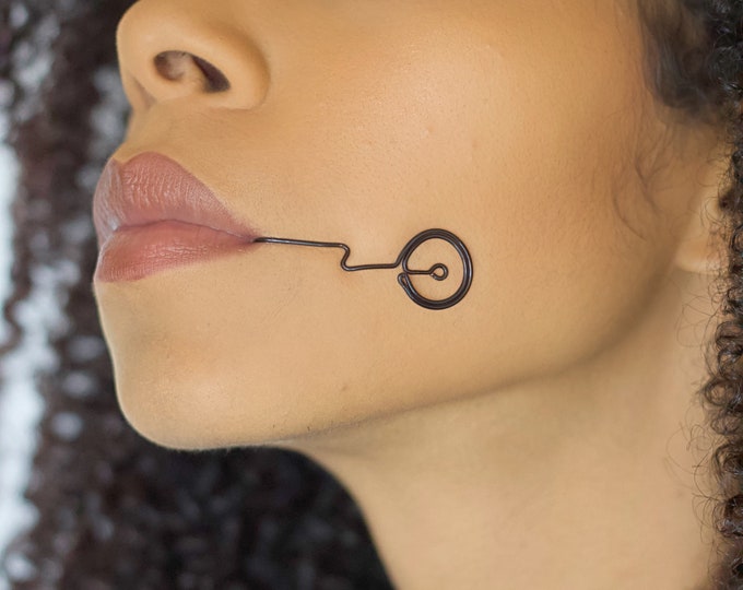 Toge Side Lip Cuff, 2pc Set, Cosplay, Costume, Anime, No Piercing, Fake ...