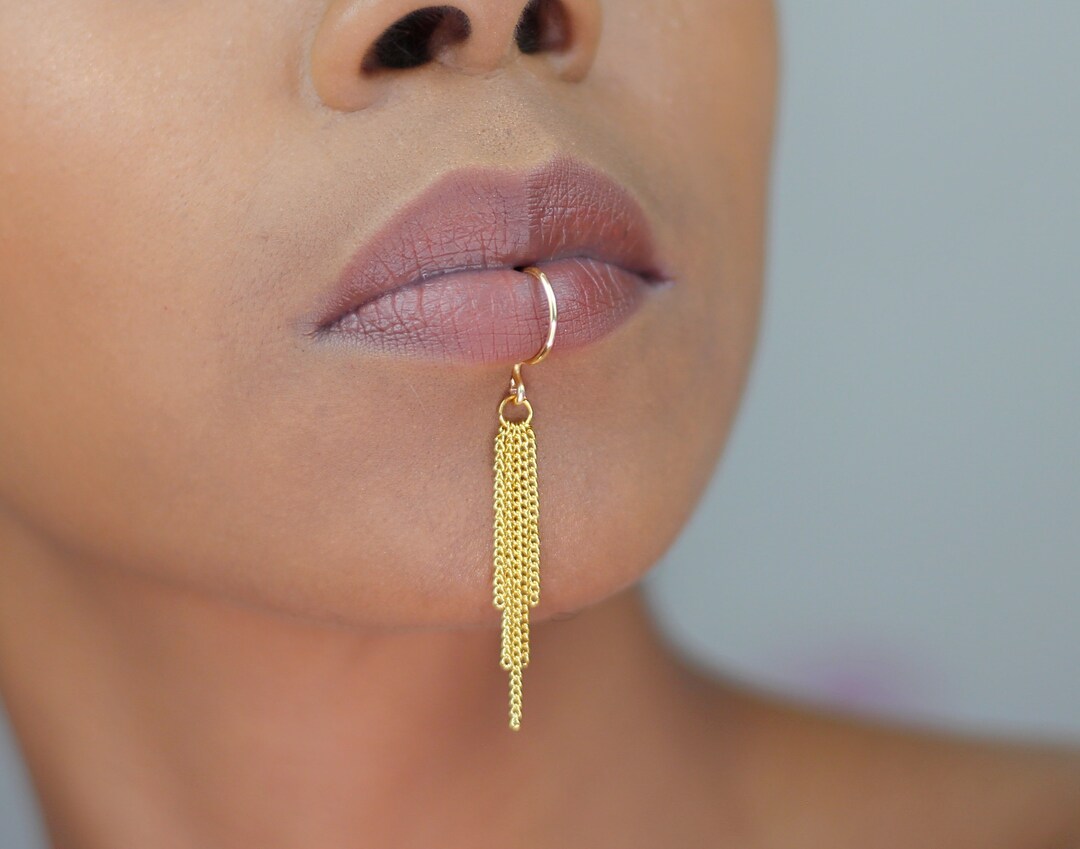 LIPLORE - 3-piece Virgo Lip Cuff Set | Gothic Punk Jewelry, Fake ...