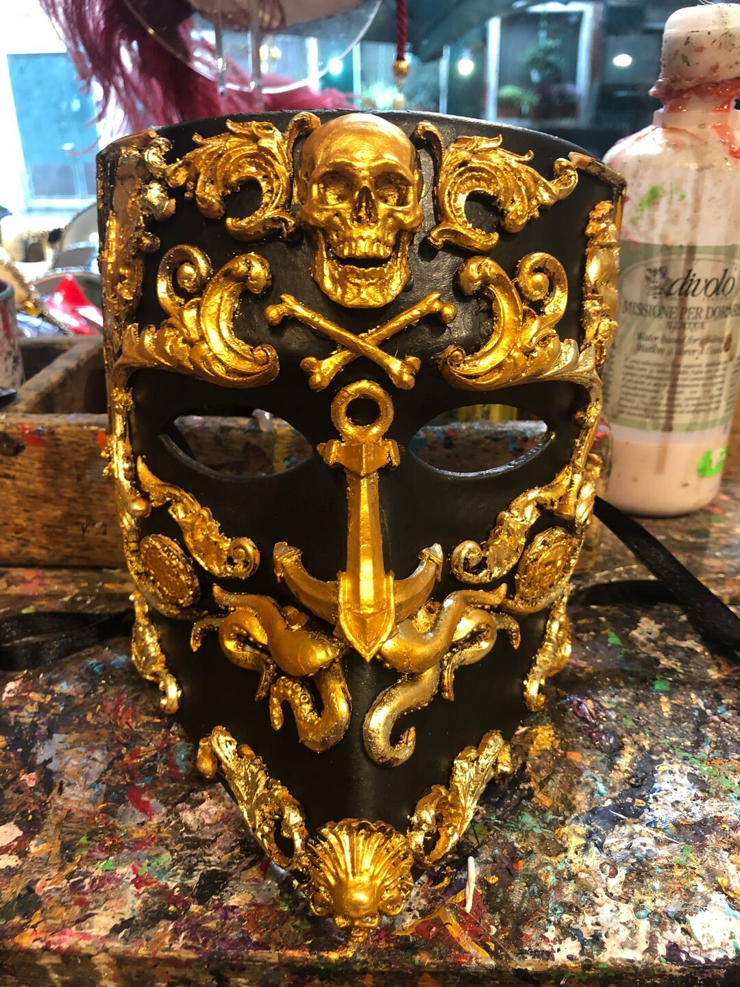 The First Carnival Mask With 3D Decoration Collectible Mask With ...