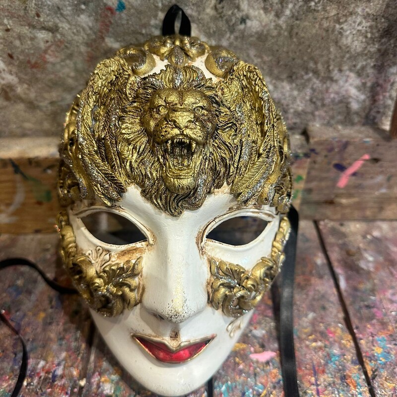 Painted Face Mask - Etsy