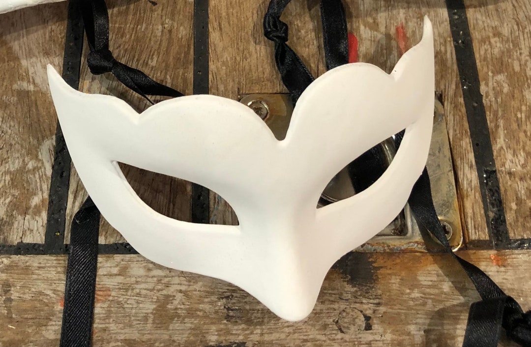 White Mask for Children to Paint - Etsy