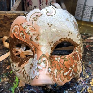 Venetian Carnival Mask Made and Decorated by Hand Venetian - Etsy