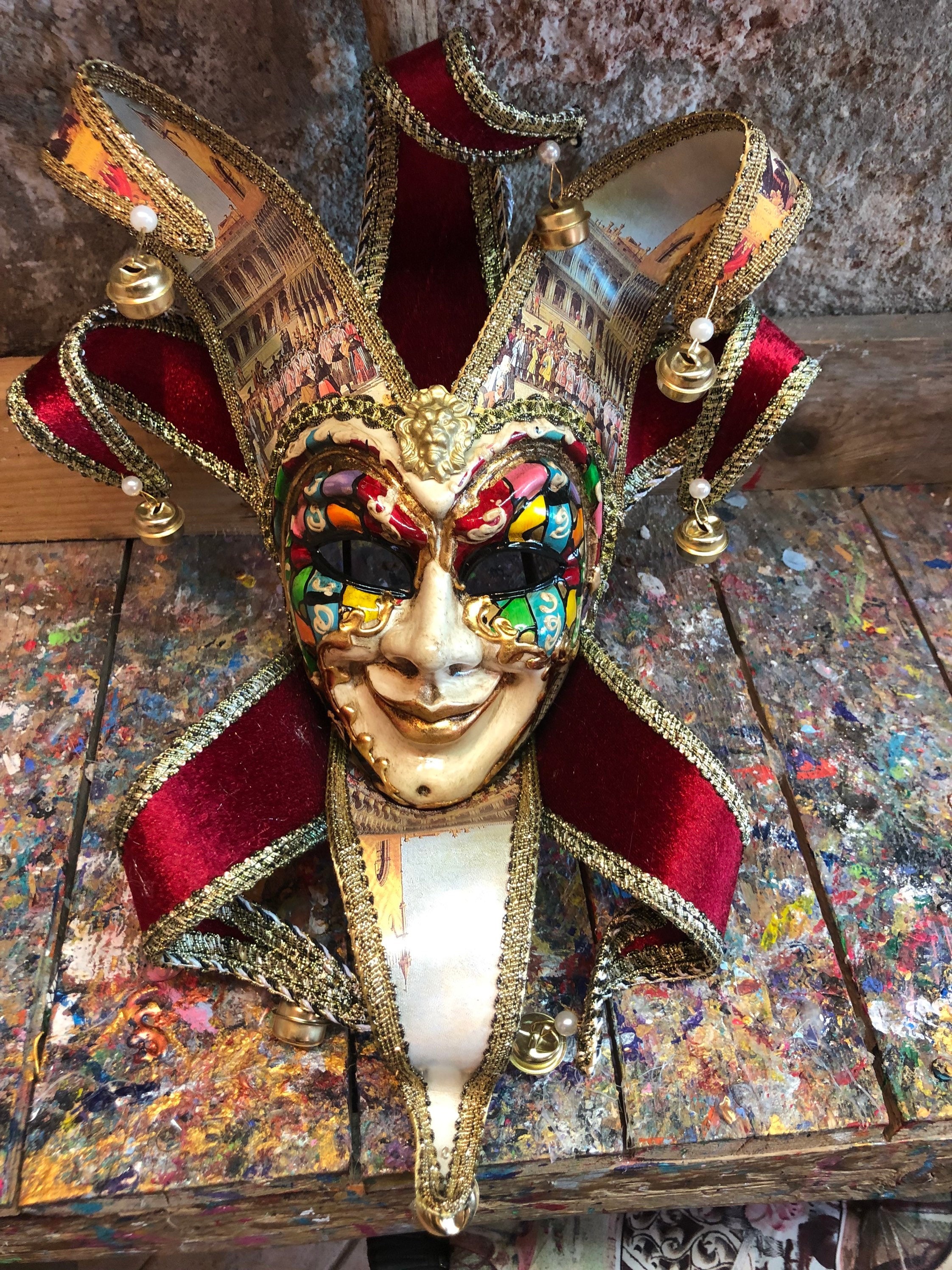 Venetian Jester Masks