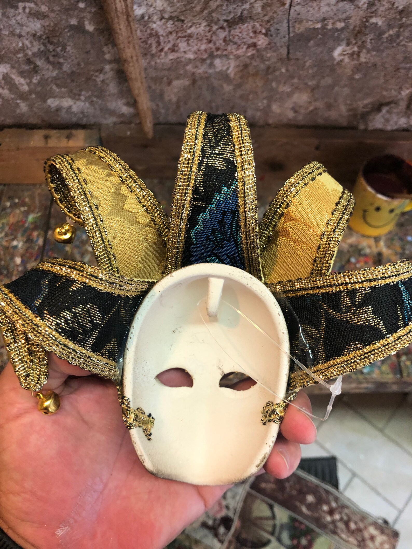Handmade Joker Mask - Jester Carnival Mask - Ornamental Christmas ...