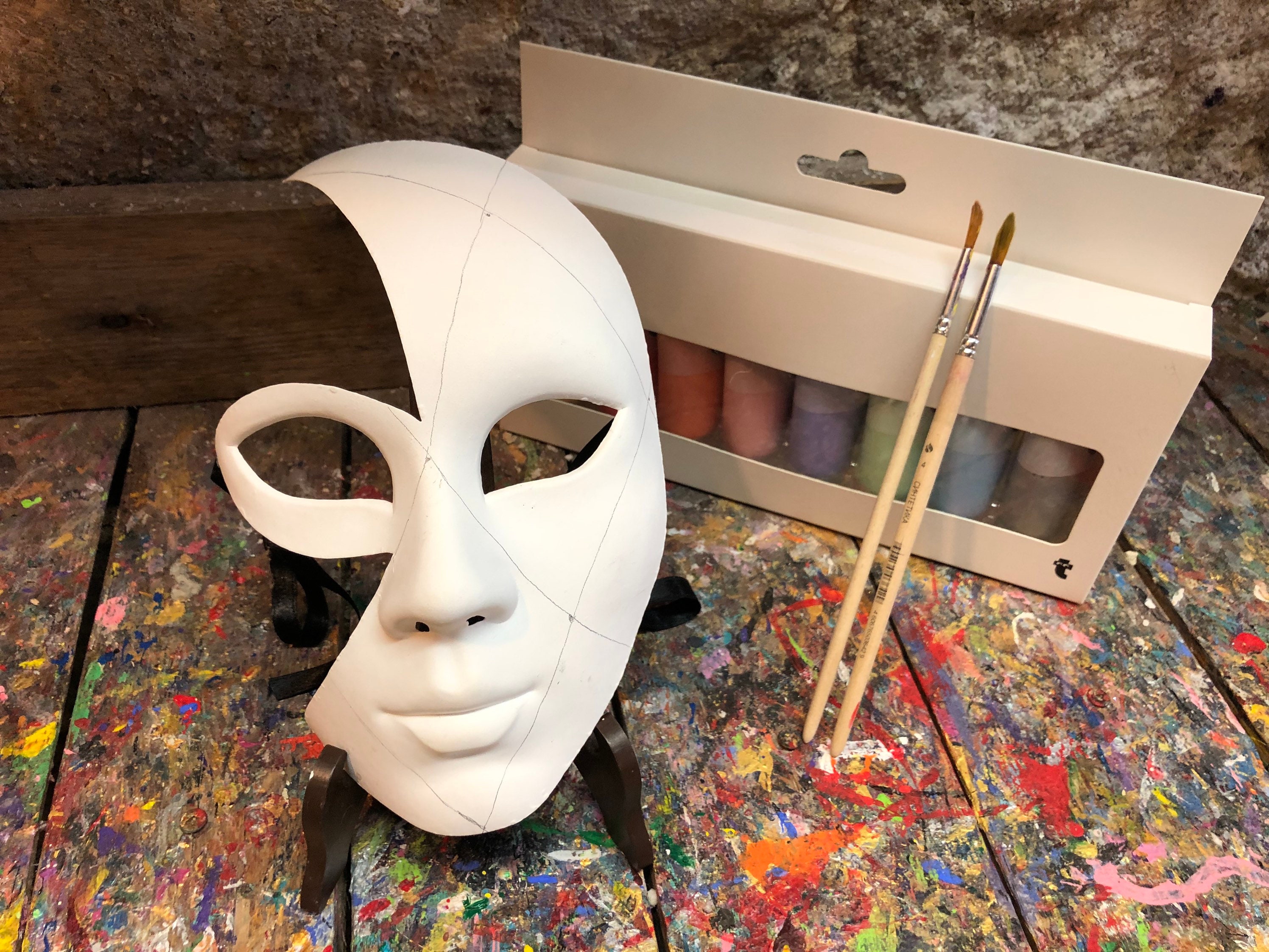 Venetian Half Masks Mardi Gras Masks Masquerade Mask With Feather