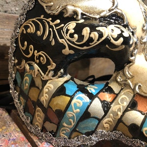 Original Venetian Mask of the Commedia Dell'arte Hand Painted by Expert ...