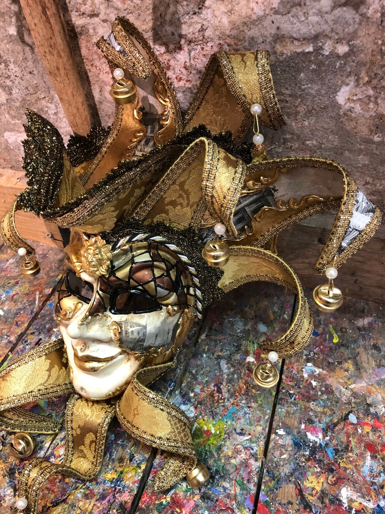 Handmade Jester Mask Wild Carnival Mask Ornament Mask - Etsy
