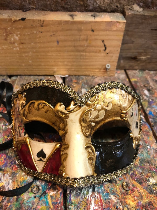 Limited Edition Pierrot's Face Original Venetian Handmade Mask Ideal ...