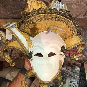Handmade Jester Mask Wild Carnival Mask Ornament Mask - Etsy