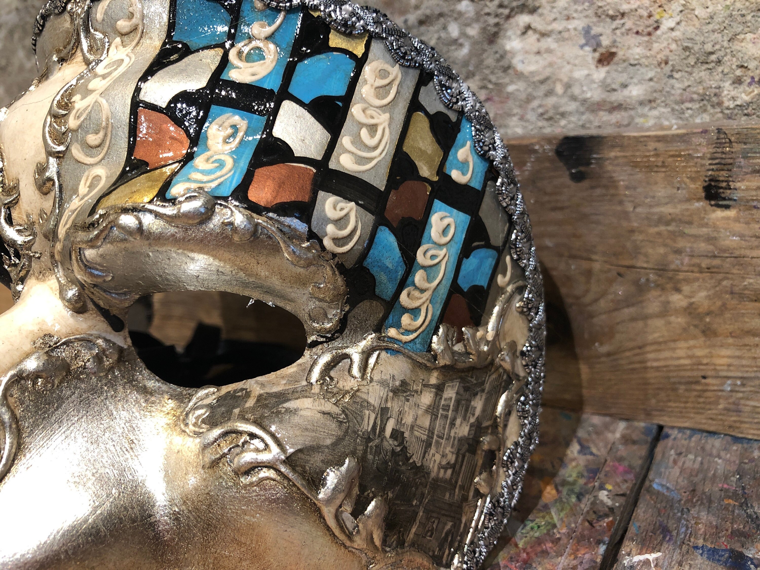 Original Venetian Mask of the Commedia Dell'arte Hand - Etsy