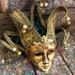 Handmade Joker Mask - Jester Carnival Mask - Ornamental Christmas ...