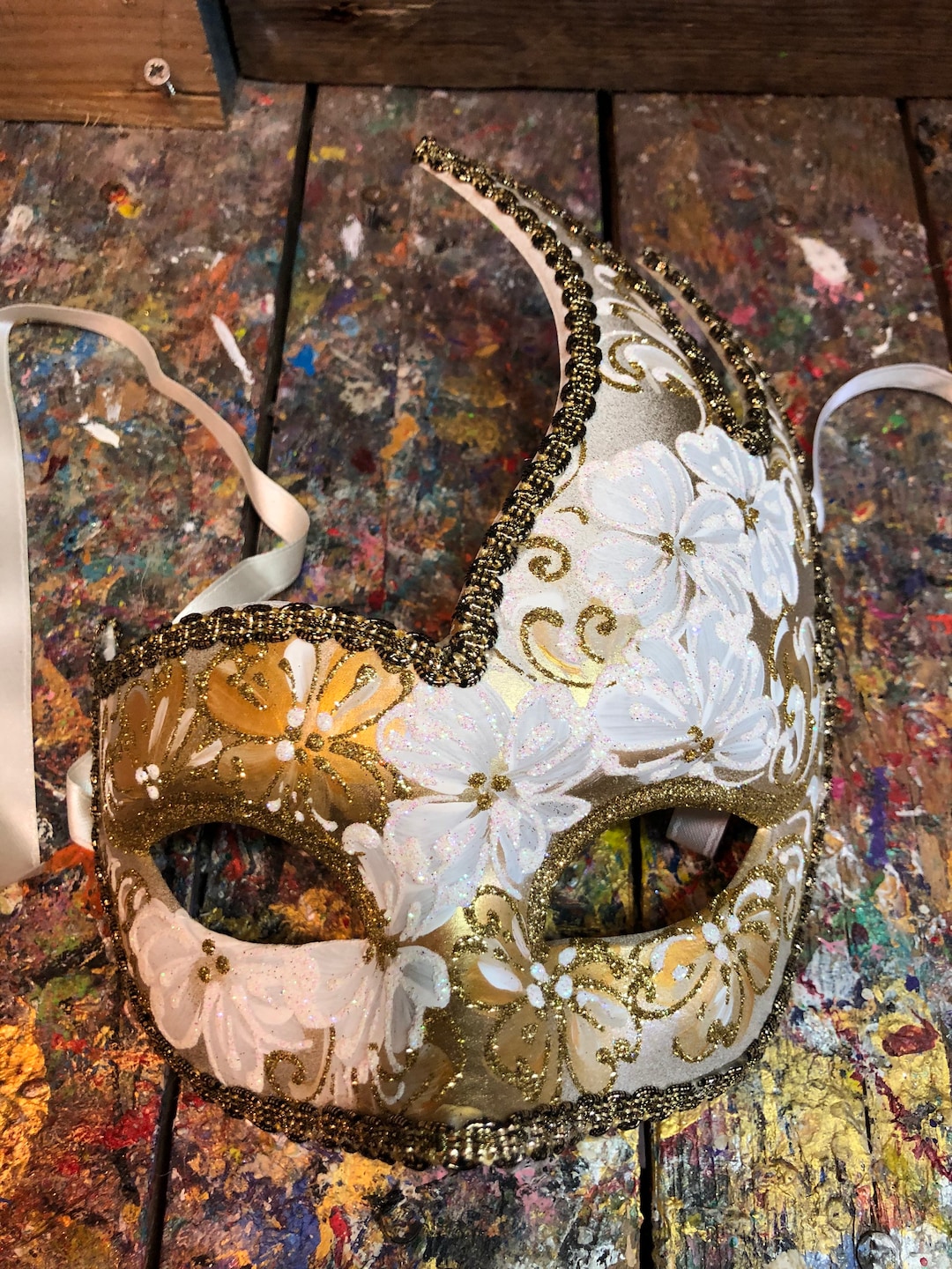 Handmade Venetian Eye Mask Party Carnival Mask - Etsy