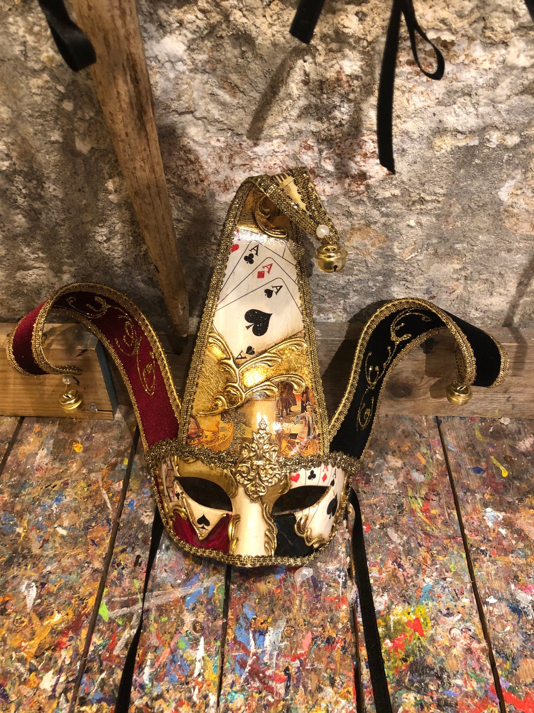 Handmade Venetian King Mask - Mask With Crown - Mask Created and ...