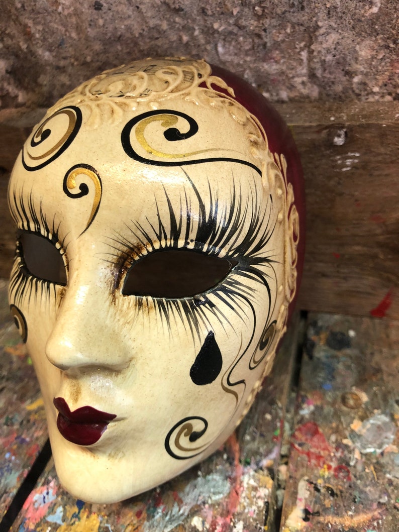 Carnival Face Mask Handmade Venetian Mask for Decorations - Etsy