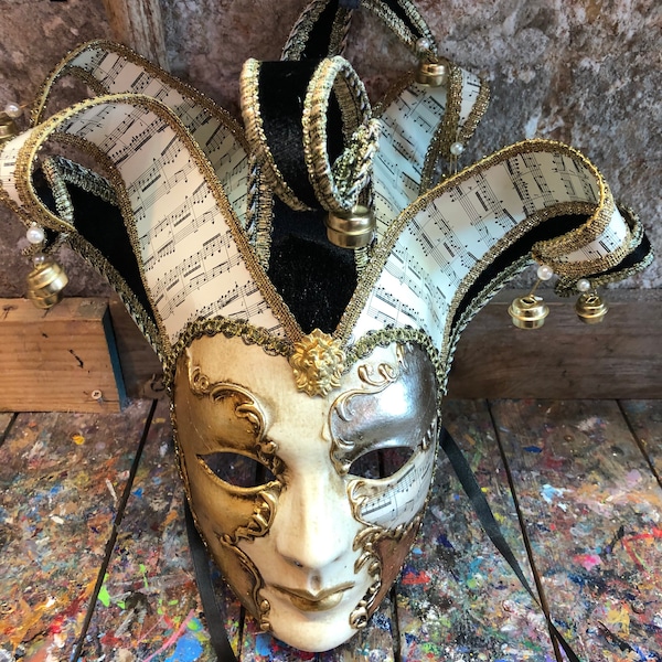 Carnival of Venice Jester Costume - Etsy