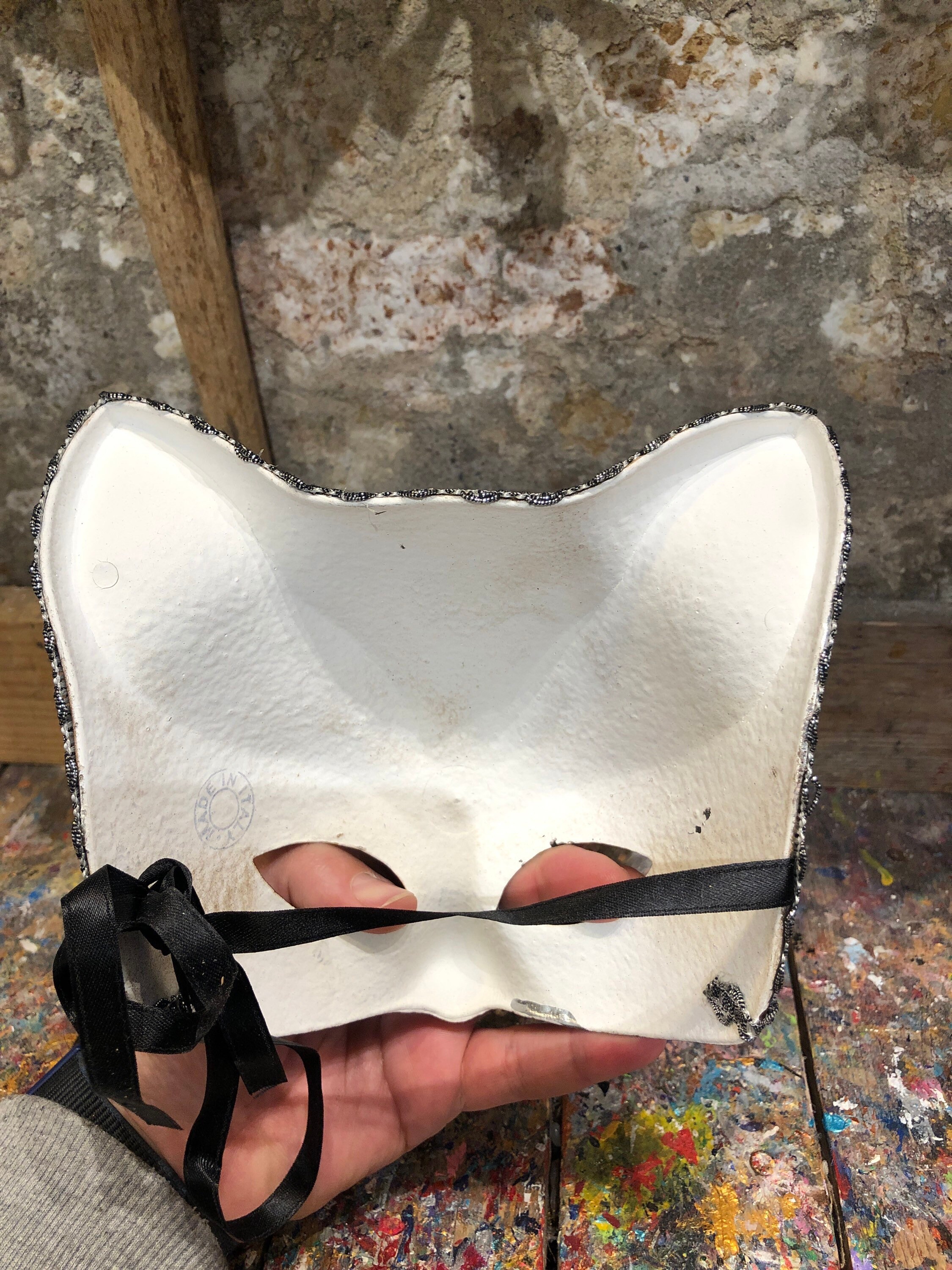 Venetian Cat Mask Gilded and Decorated With Elegant Colors - Etsy