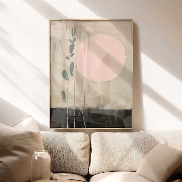 Japandi Sage Green Wall Art Wabi Sabi Wall Art Japandi Wall - Etsy